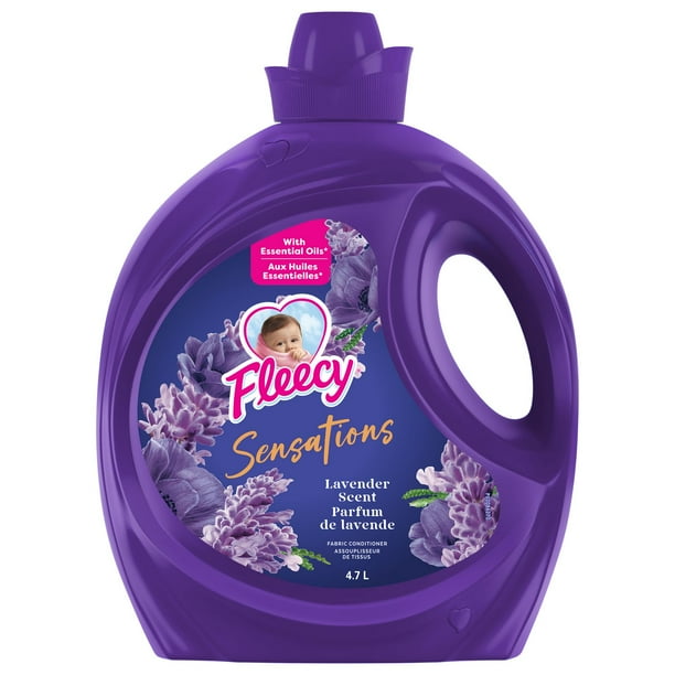 Fleecy Sensations Liquid Fabric Softener (Fabric Conditioner), Lavender ...