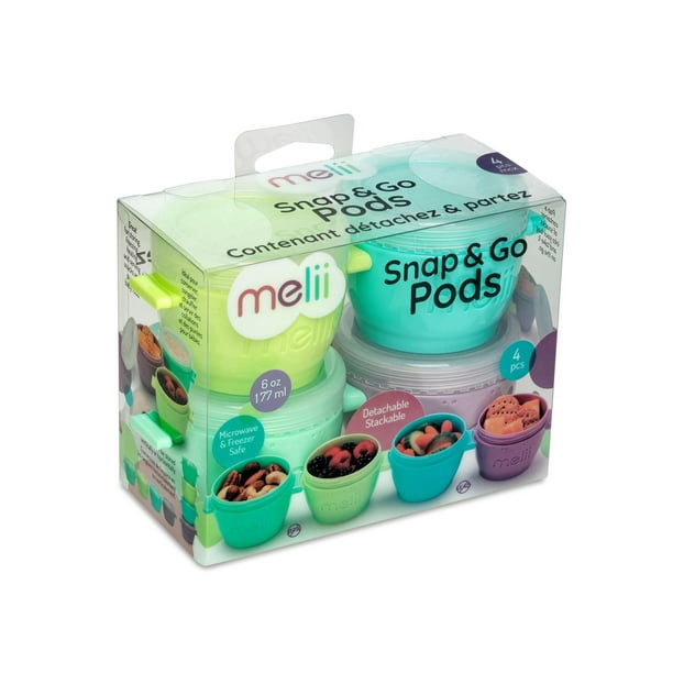 melii Snap & Go Pods (6oz) - 4 piece set - Walmart.ca