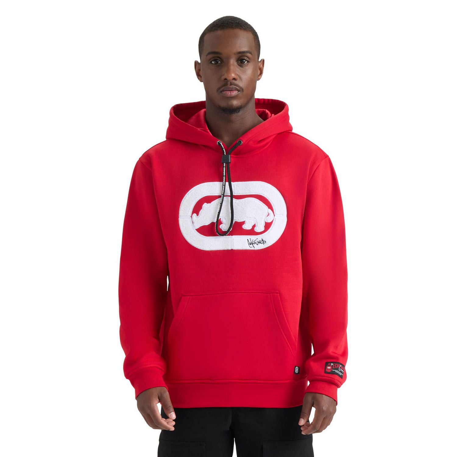 Click here for Ecko Unltd. Ecko Mens Chenille Rhino Brand Hoodie... prices