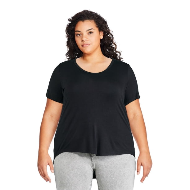 George Plus Women's Scoop Neckline Tee - Walmart.ca