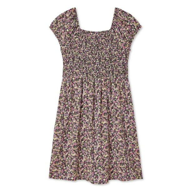 George Girls' Puff Sleeve Dress, Sizes 4-16 - Walmart.ca