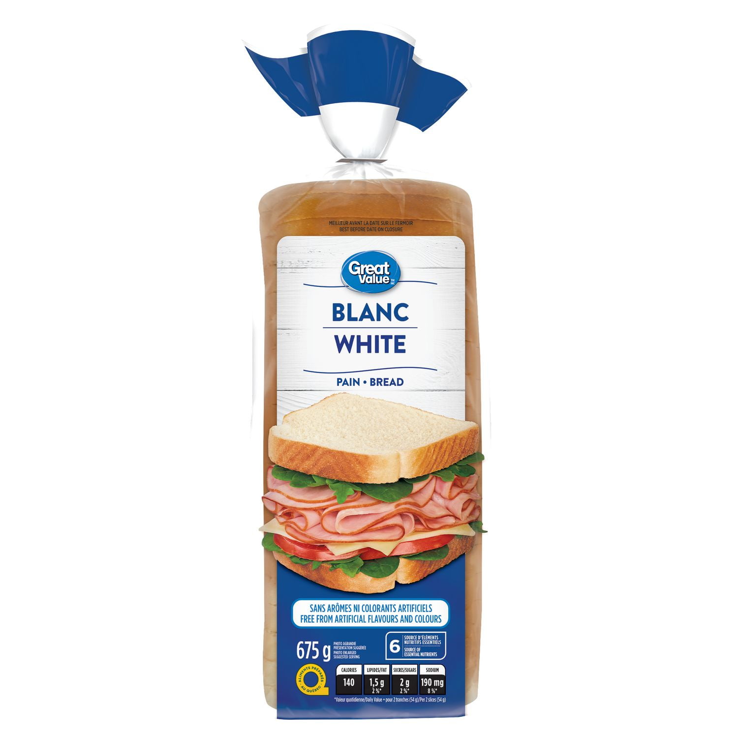 Great Value White Bread Calories at Merrill Lavallee blog