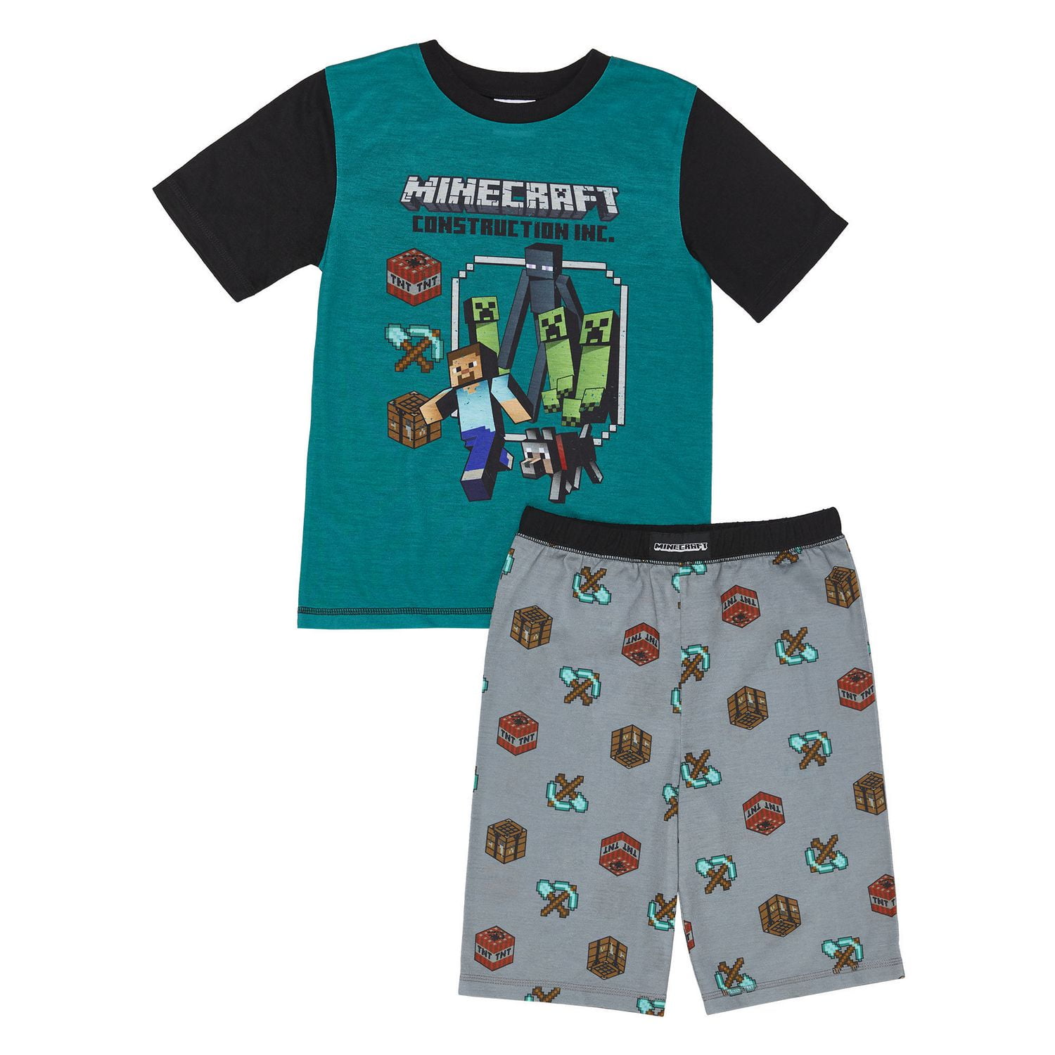 Minecraft Boys' 2-Piece Pajama Set | Walmart Canada