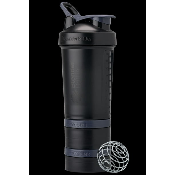 BlenderBottle ProStak 22 oz Black Shaker Cup, BlenderBottle ProStak ...