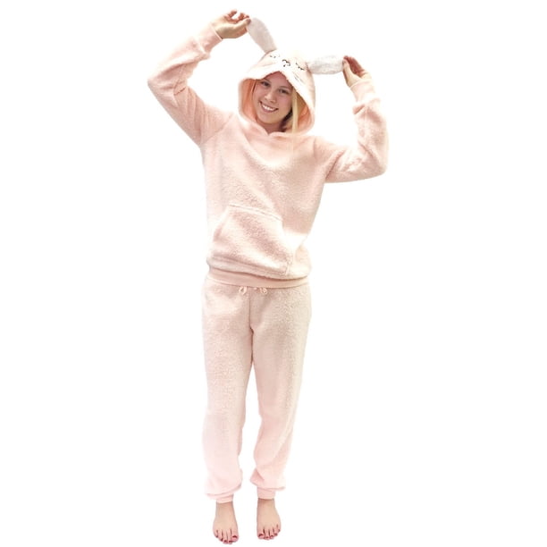 George Ladies' hooded Twosie Pyjama Set - Walmart.ca