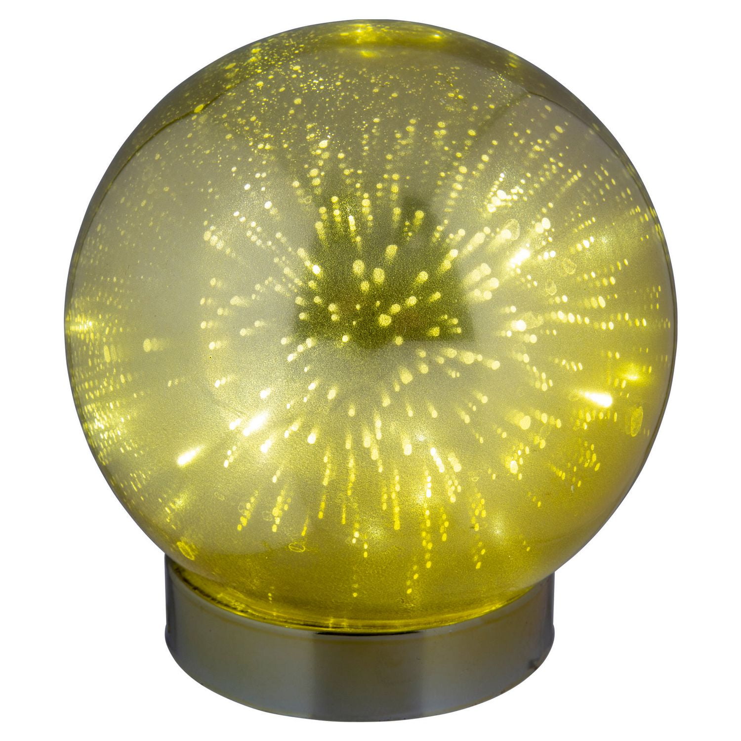 Truu Design Decorative Round Gold Glass Starry Lamp | Walmart Canada