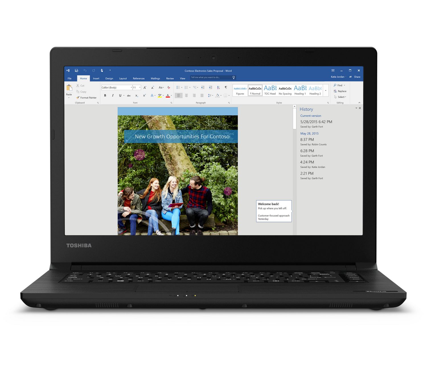 Toshiba Tecra 14" C50-D i5-7200U 8GB 750GB HDD Laptop Black | Walmart ...