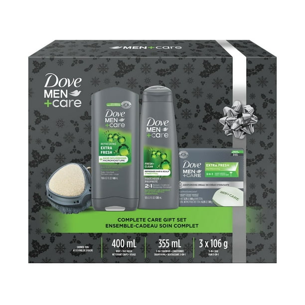 Dove Men+Care Complete Care Gift Set Essential Grooming Gift Pack for ...
