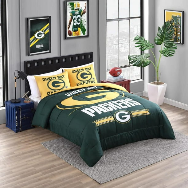 NFL Green Bay Packers 3Pc Comforter Set-FQ - Walmart.ca