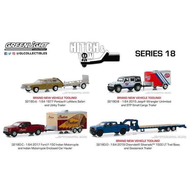 GreenLight 1:64 Hitch & Tow Die-Cast Vehicles Series 18 - Walmart.ca