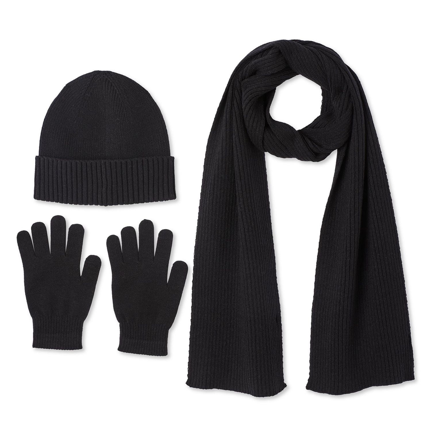 Click here for Time And Tru Womens Toque 3-Piece Set One Size prices