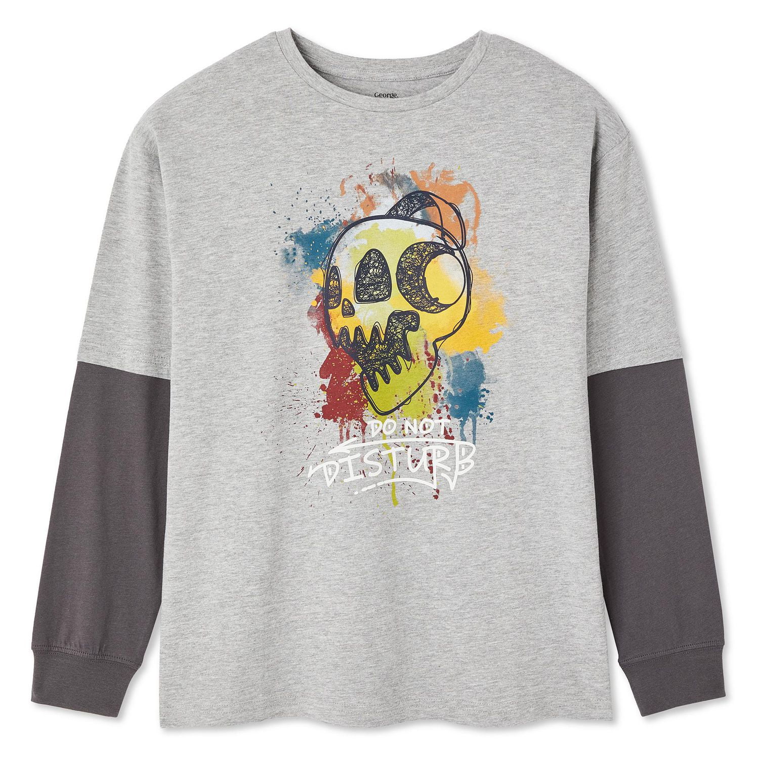 George Boys' Long Sleeve Fooler Tee - Walmart.ca
