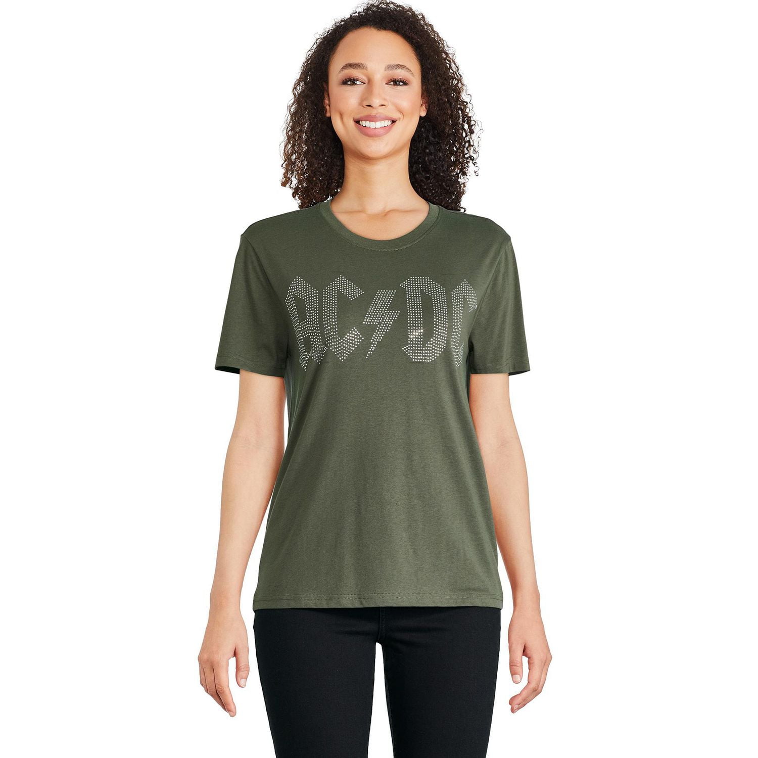 Click here for Ac/Dc Womens Boyfriend Fit Tee S prices