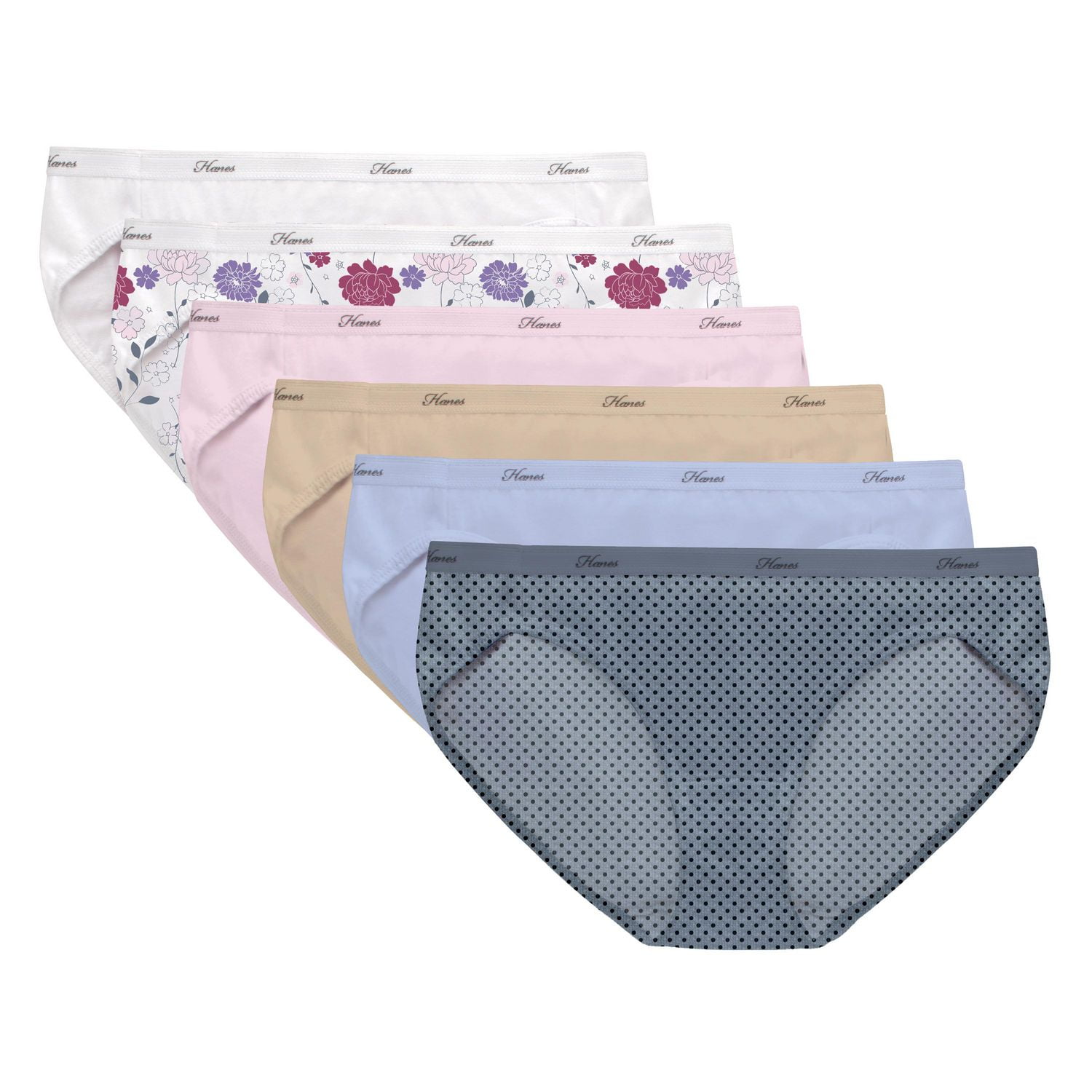 Click here for Hanes Womens Cotton Bikini - Pack Of 6 Xs prices