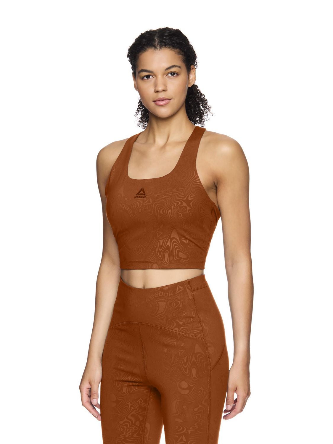 Click here for Reebok Womens Spirit Cropped Bra Tank With Removab... prices