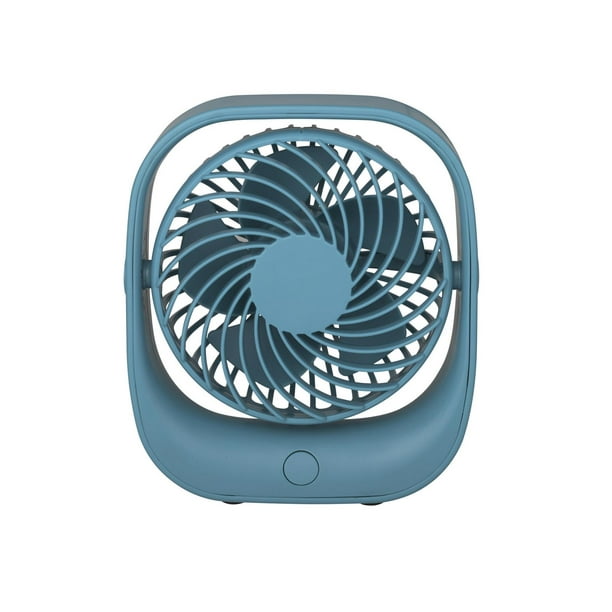 Mainstays Rechargeable USB Portable Fan in Cool Water Blue - Walmart.ca