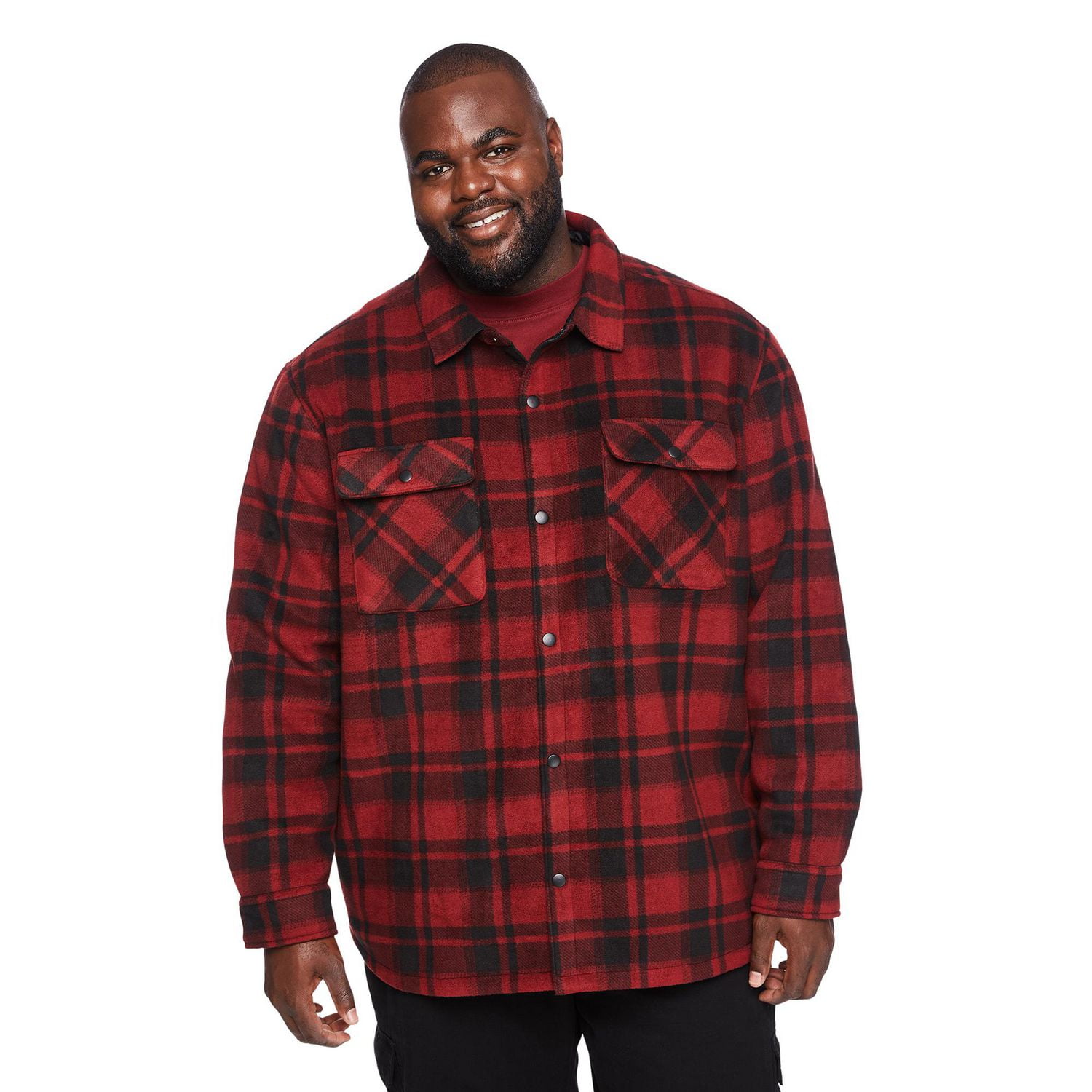 Click here for George Big Mens Teddy Fleece Overshirt 3xl prices