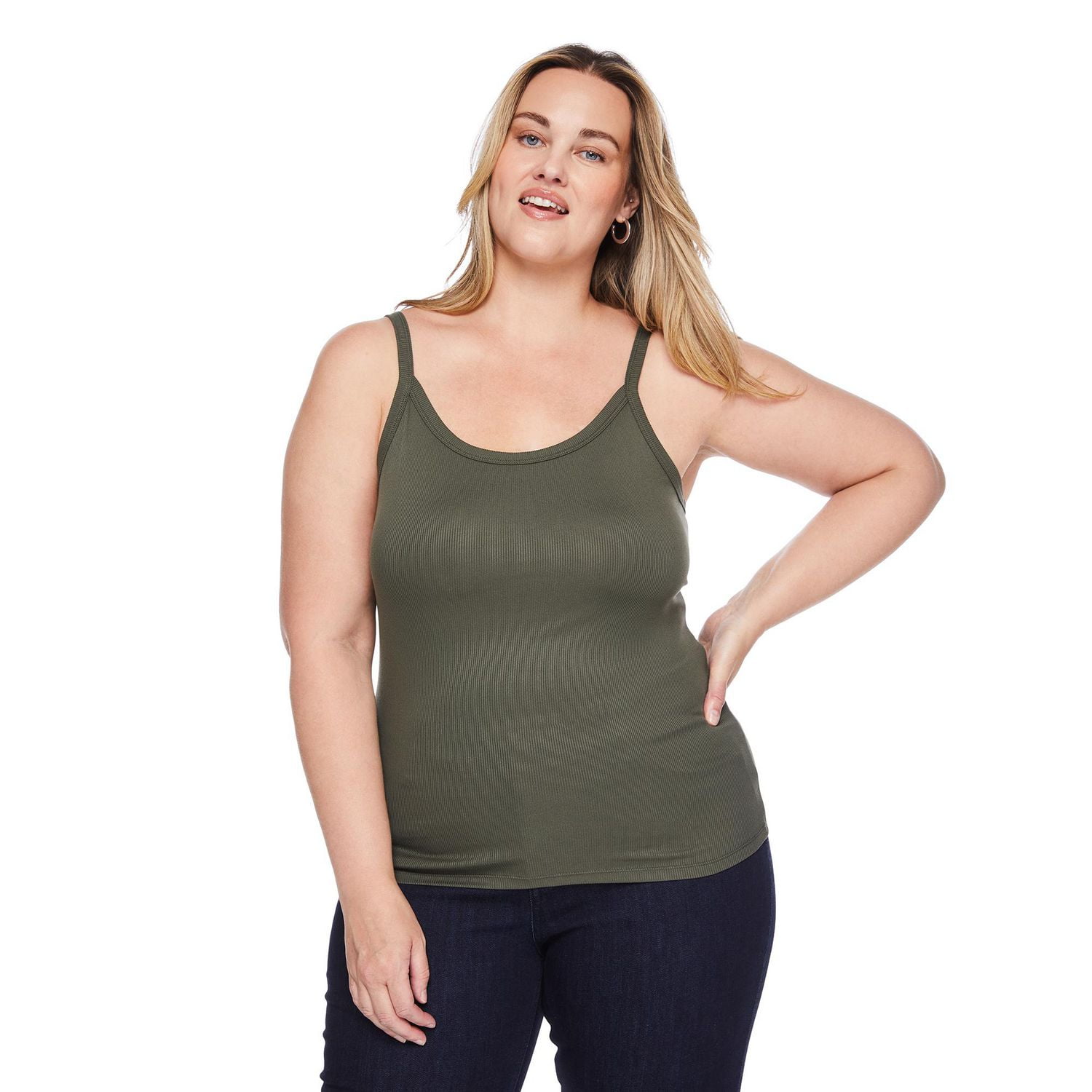 Click here for George Womens Plus Rib Tank 4x prices