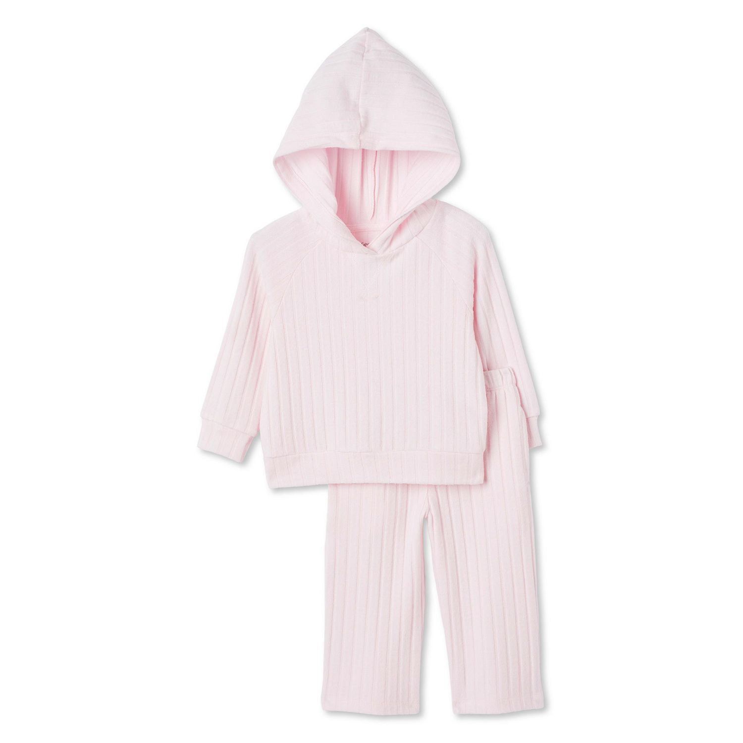 Ensemble 2 pièces avec haut à capuchon en tricot hacci George pour bébés filles - Walmart.ca