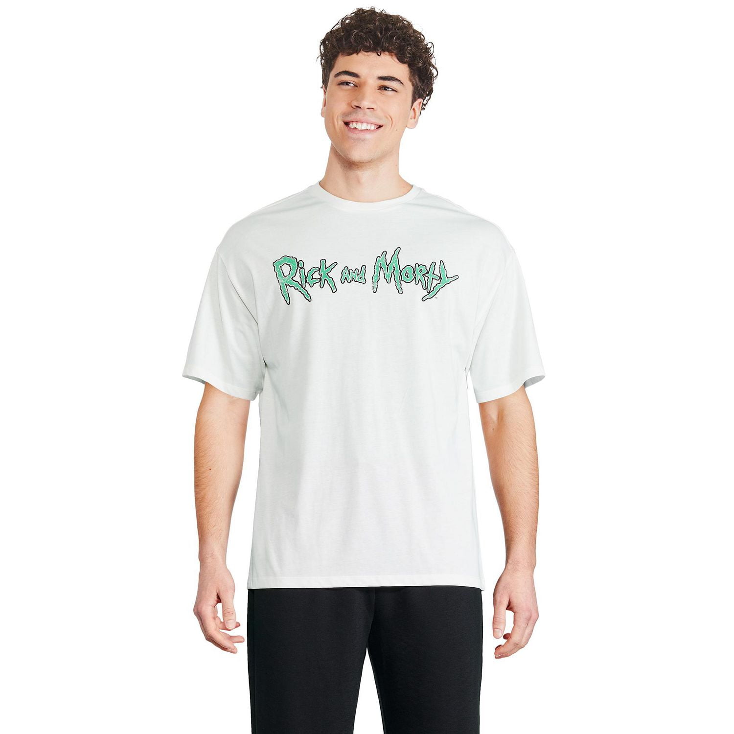 Click here for Rick And Morty Mens Drop Shoulder Tee M prices