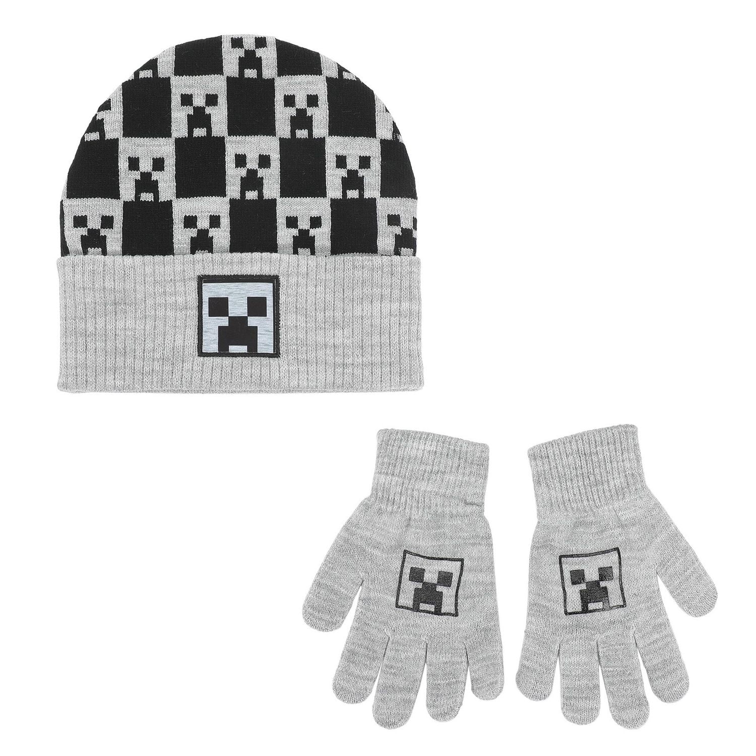 Click here for Bioworld Minecraft Creeper Face Beanie Hat And Glo... prices