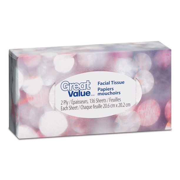 Great Value Facial Tissue 2 ply - Walmart.ca