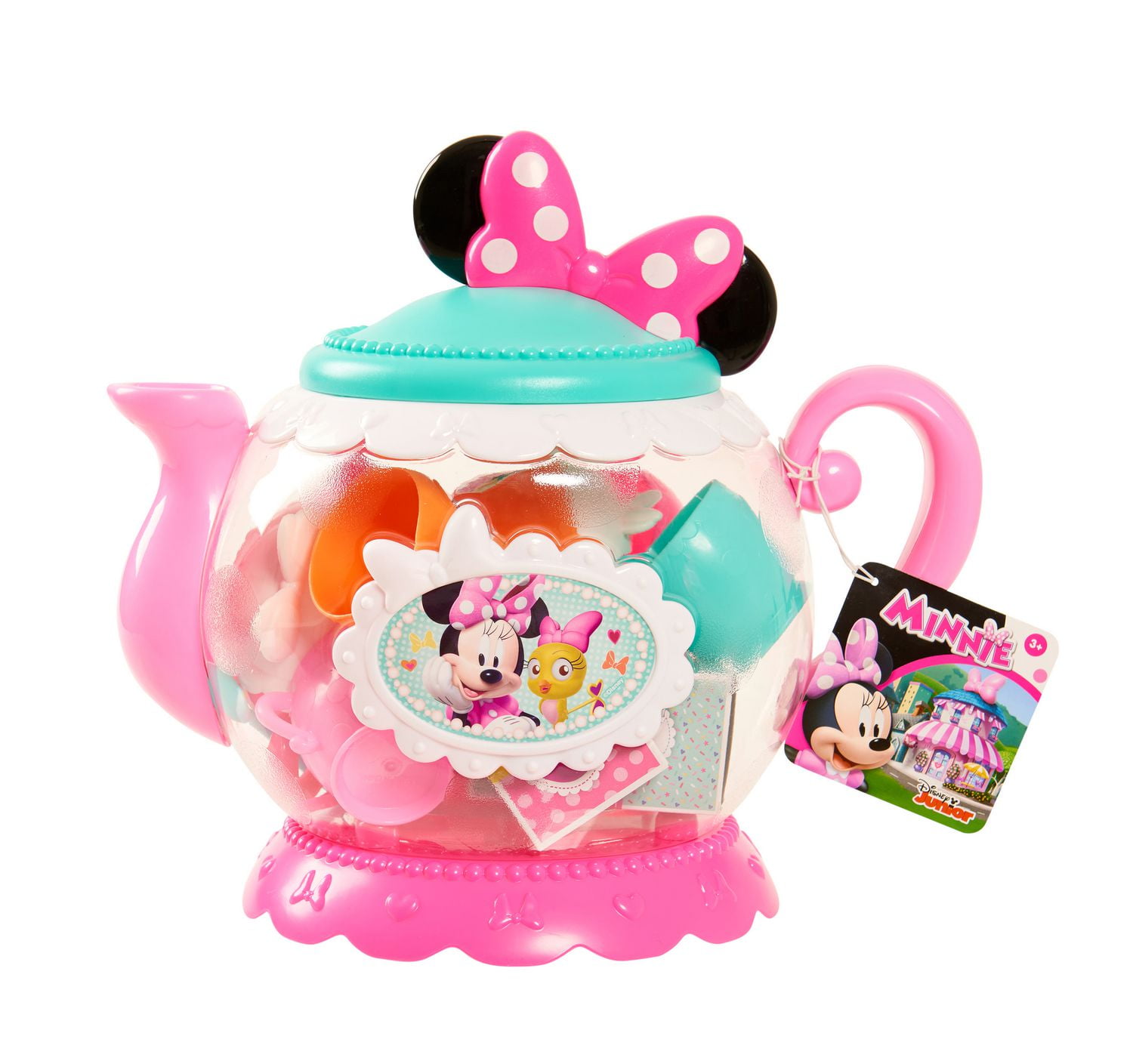 MINNIE MOUSE BOW-TIQUE Minnie Bow-Tique Terrific Teapot Set | Walmart ...
