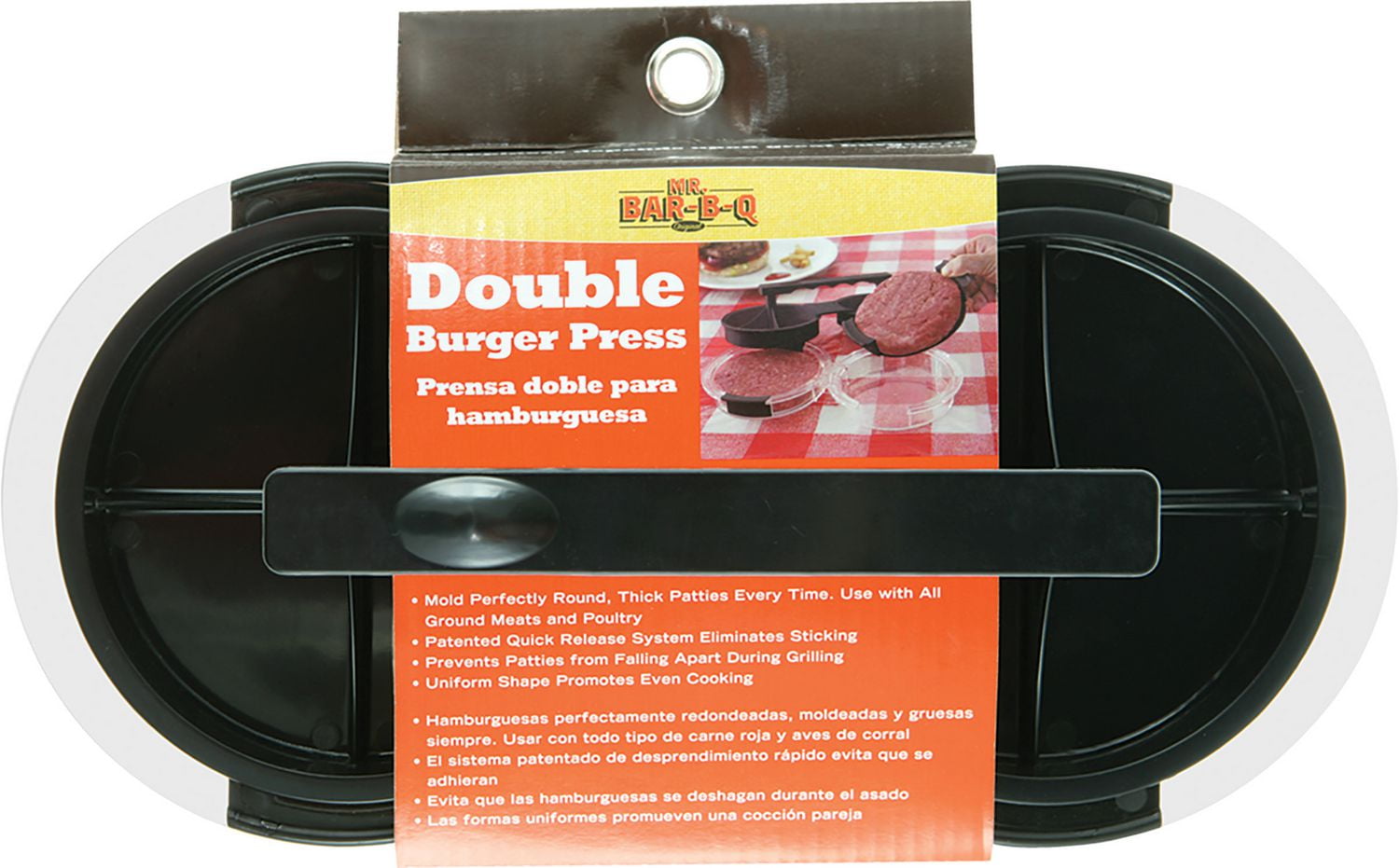 Mr. Bar-B-Q Double Burger Press | Walmart Canada