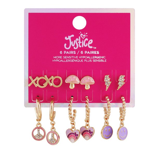 Justice Earrings - Walmart.ca