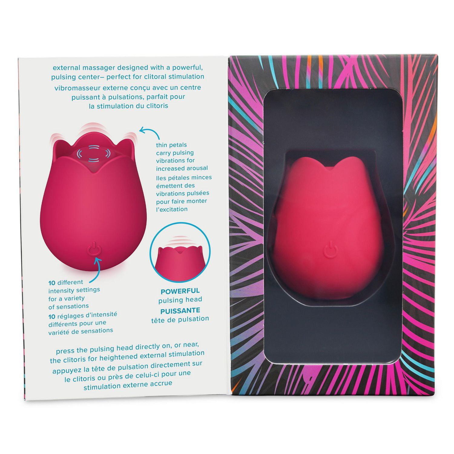 rose arouser, a stimulating external arousal toy