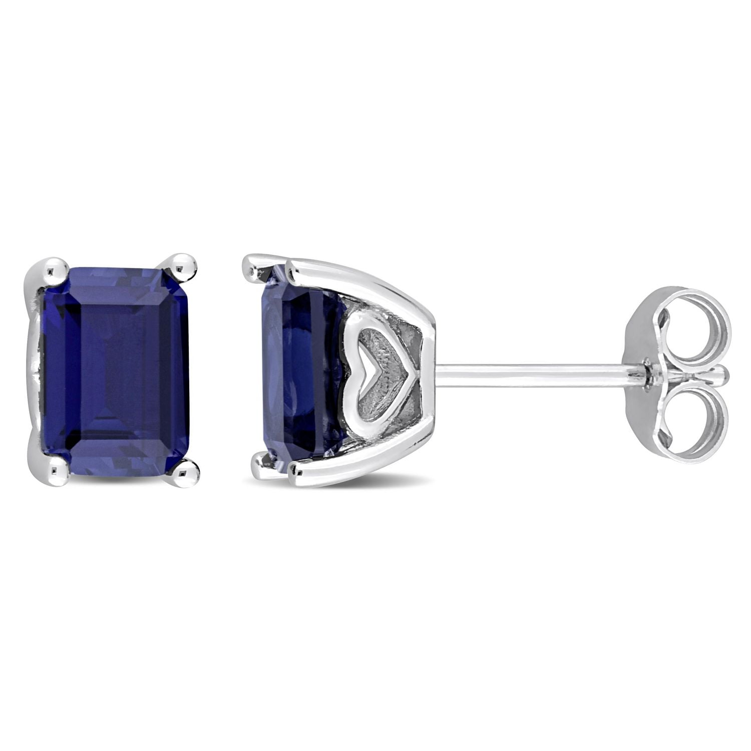 Click here for Miabella Emerald-Cut Created Blue Sapphire Solitai... prices