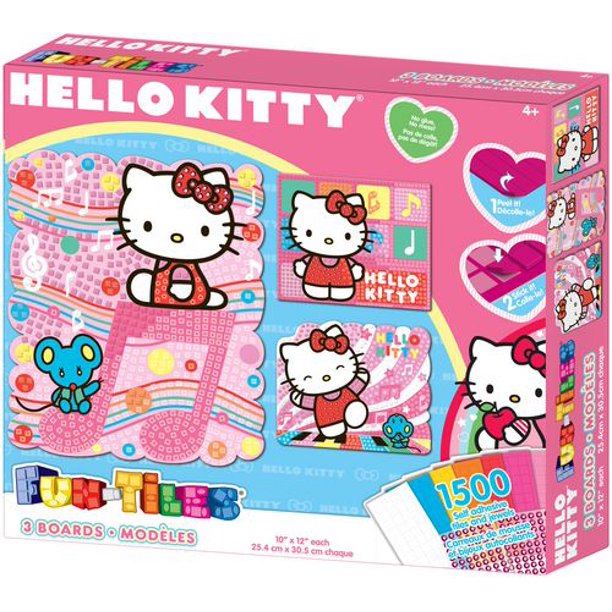 Hello Kitty 3 Board Fun-Tiles Craft Kit - Walmart.ca