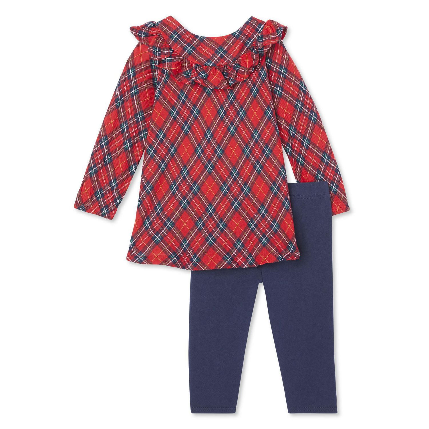 George Baby Girls' Woven Plaid 2-Piece Set | Walmart Canada