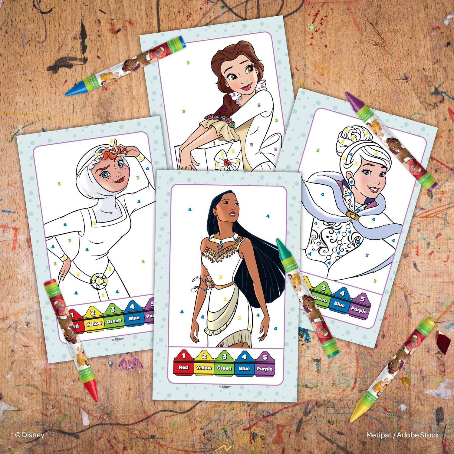 Disney Color By Number Coloring Pages Walt Disney Color By Number