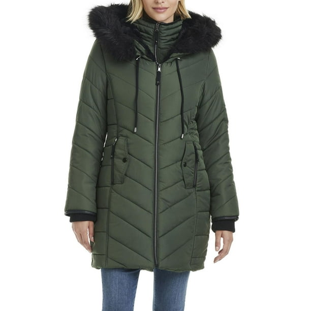 George Women's Full-Zip Quilted Jacket - Walmart.ca