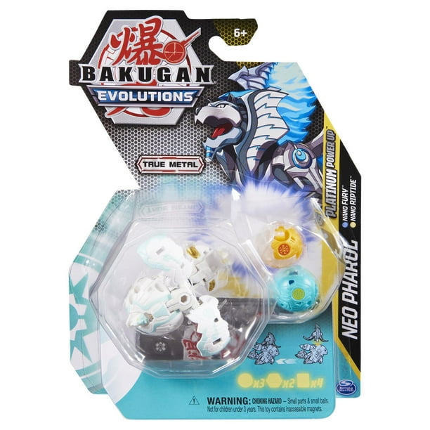 Bakugan Evolutions, Neo Pharol with Nano Fury and Riptide Platinum ...