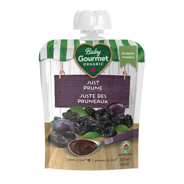 Baby Gourmet Organic Baby Food Puree Just Prune, 128 mL - Walmart.ca