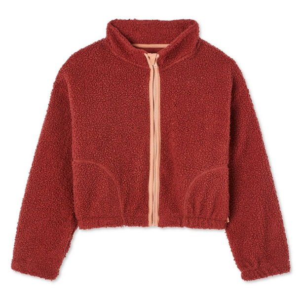 George Girls' Boucle Zip-Up Jacket, Sizes XS-XL - Walmart.ca