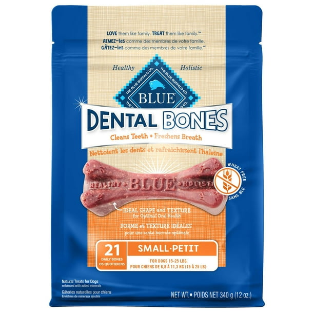 BLUE Bones Small Size Dog Dental Chews - Walmart.ca