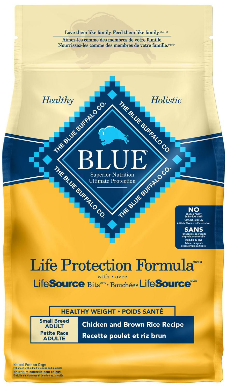 BLUE Life Protection Formula Small Breed Adult Healthy Weight Dry Dog ...