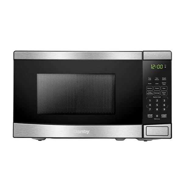 Danby DBMW0721BBS 0.7 cu. ft. Countertop Microwave in Stainless Steel ...