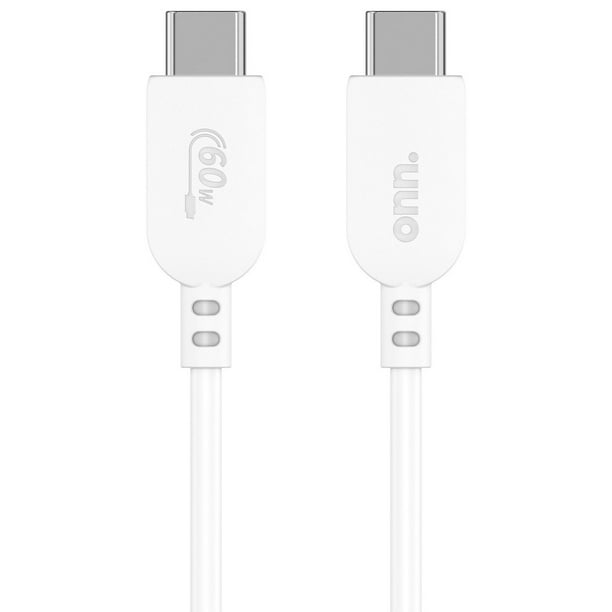 onn. 3 FT./0.9 m USB-C to USB-C Charge & Sync Cable - Walmart.ca