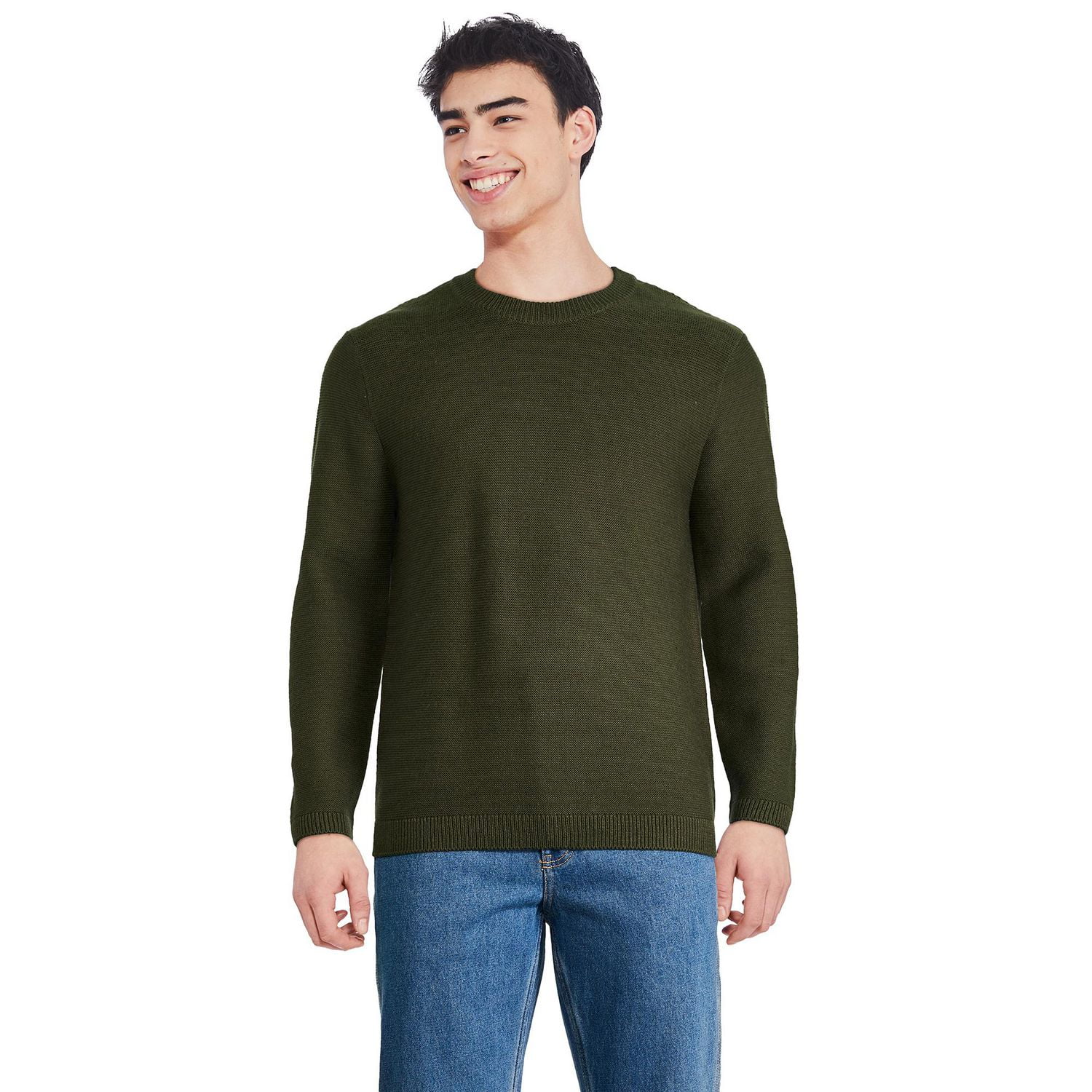 Click here for George Mens Textured Crew Neckline Popover S prices