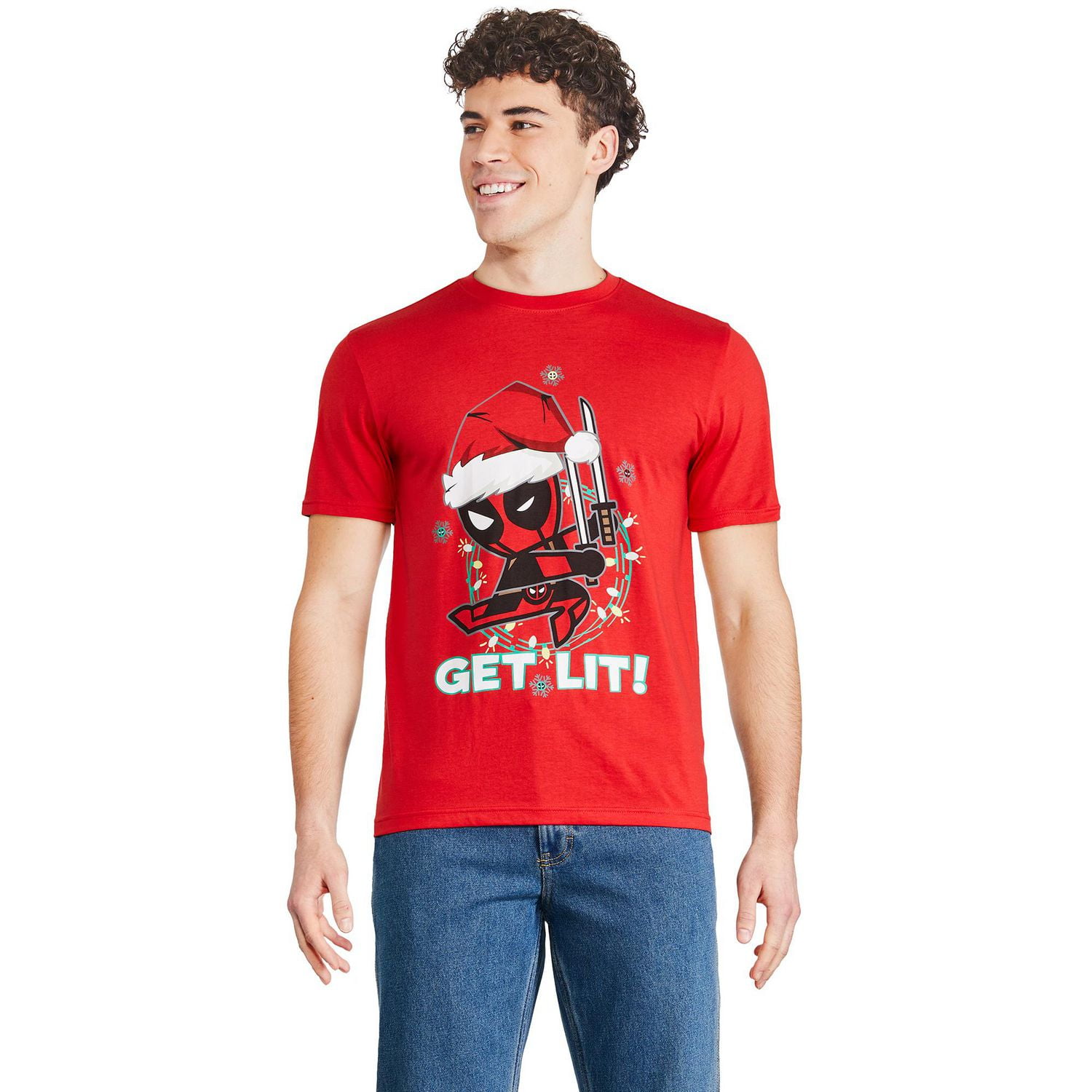 Click here for Dead Pool Marvel Mens Deadpool Tee L prices