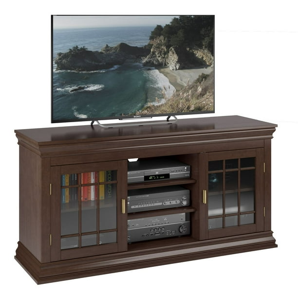 Carson Dark Espresso Wood Veneer TV Bench, for TV's up to 68" - Walmart.ca