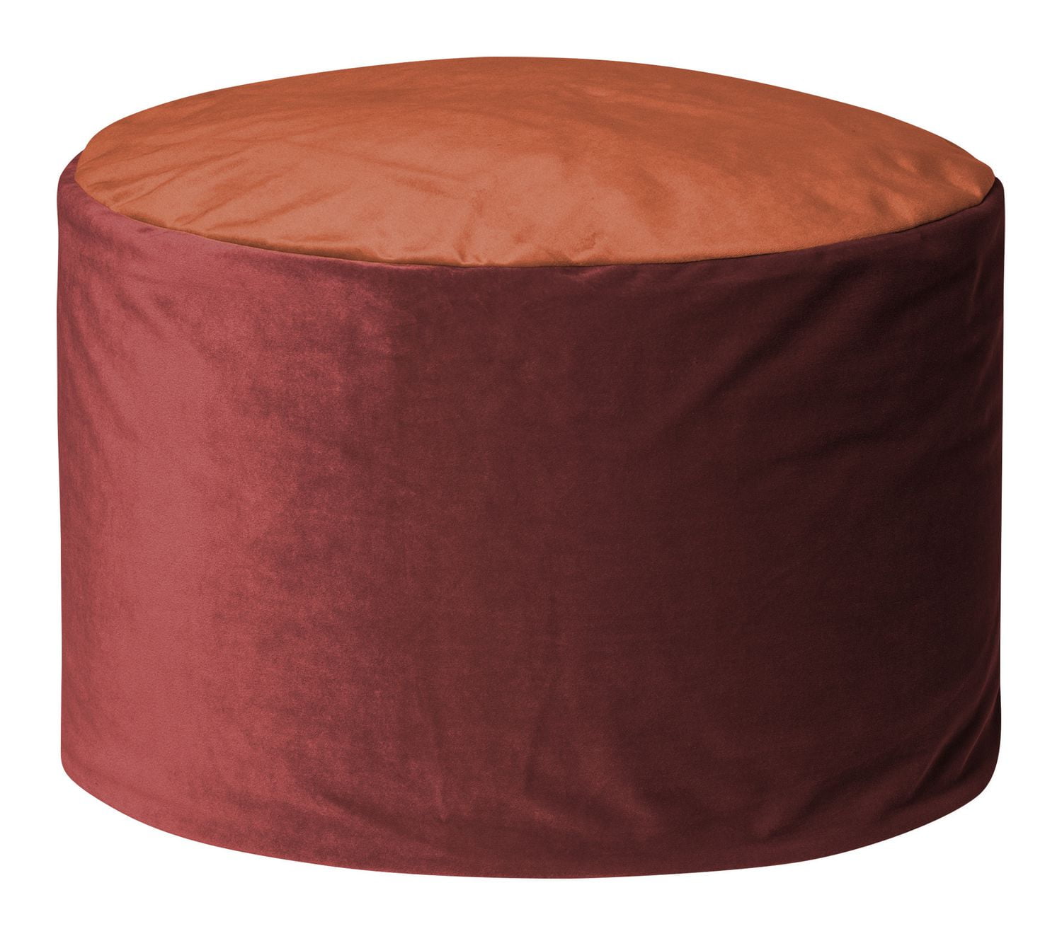 Sitting Point Dotcom Velvet Ottoman | Walmart Canada