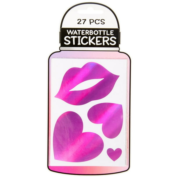 Way to Celebrate! Pink Water Bottle Stickers - Walmart.ca