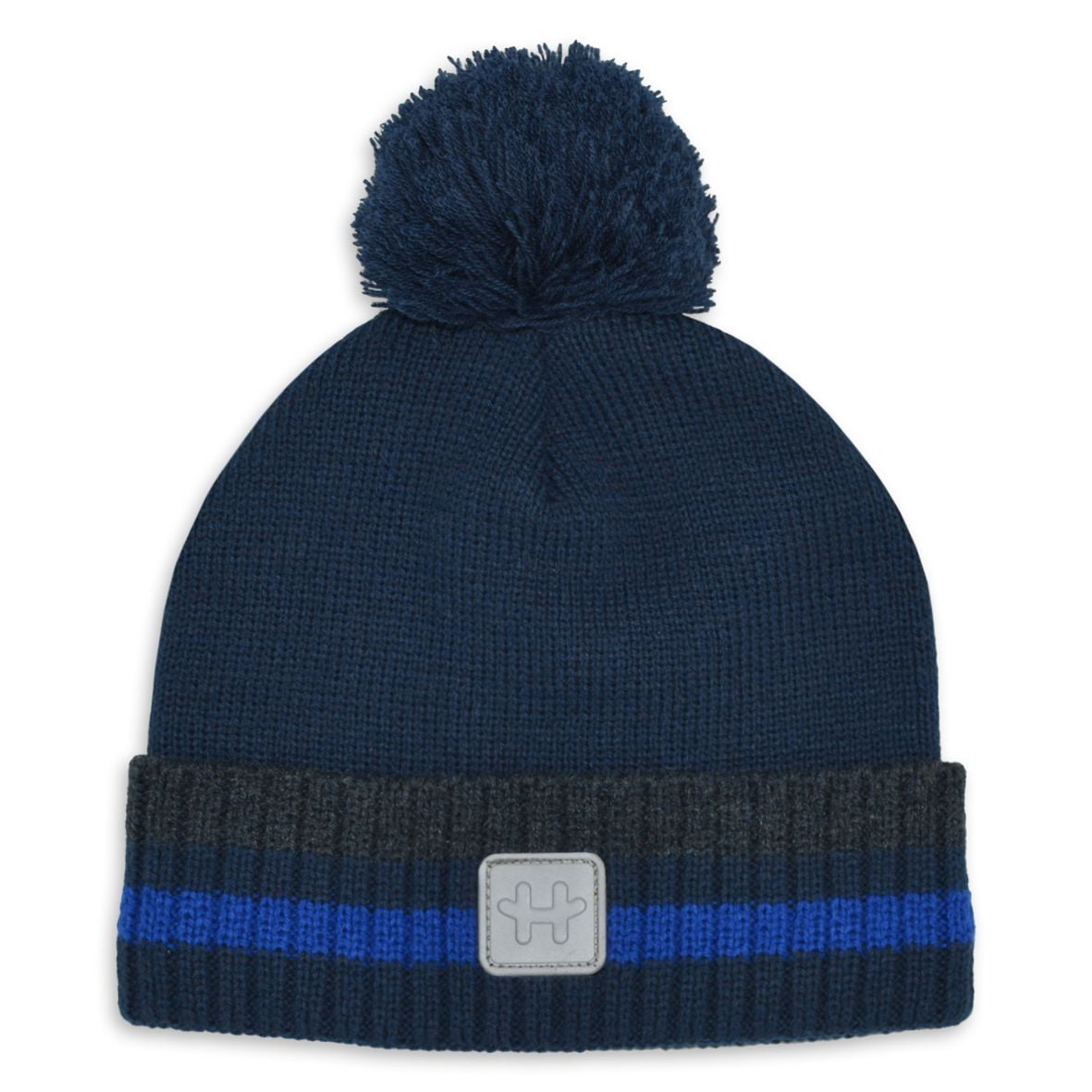 Click here for Hot Paws Kids Striped Knit Beanie With Pom-Pom And... prices