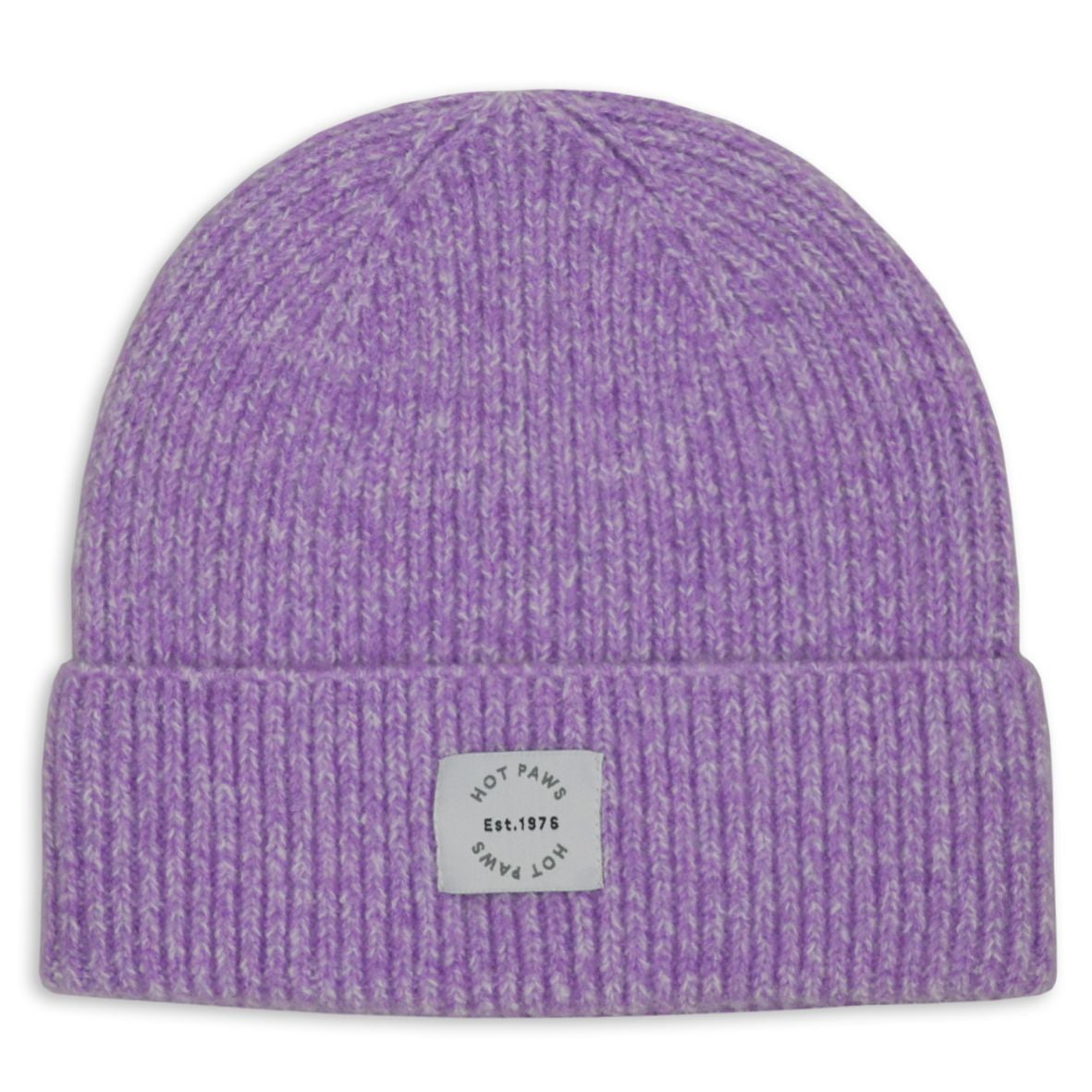 Click here for Hot Paws Girls Fold-Up Brim Hat With Woven Patch 7... prices