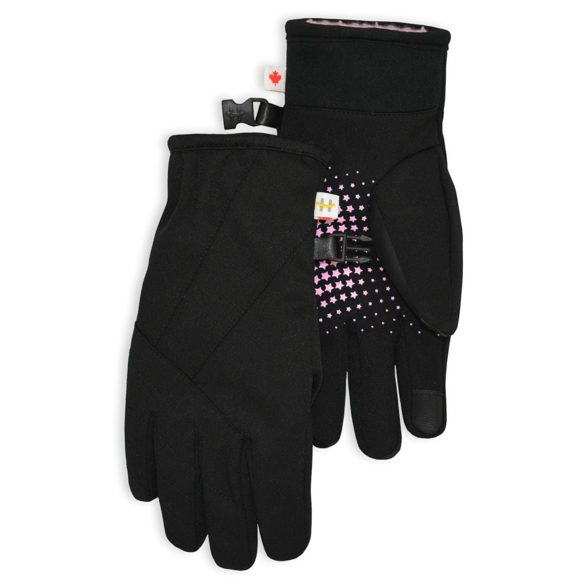 Click here for Hot Paws Girlss Softshell Gloves With Fun Silicone... prices
